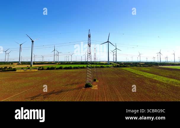 Turbines wind uk field motion Stock Videos & Footage - HD and 4K Video ...