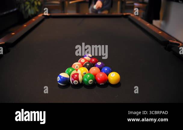 Player breaking racked pool balls Stock Videos & Footage - HD and 4K ...
