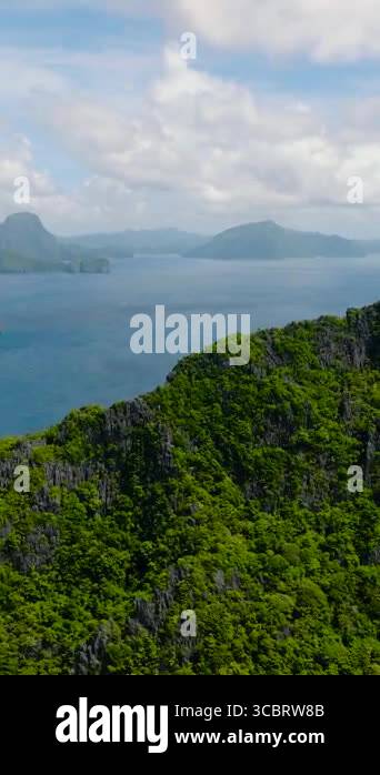 Inambuyod Island and Matinloc Island in El Nido, Palawan. Philippines ...