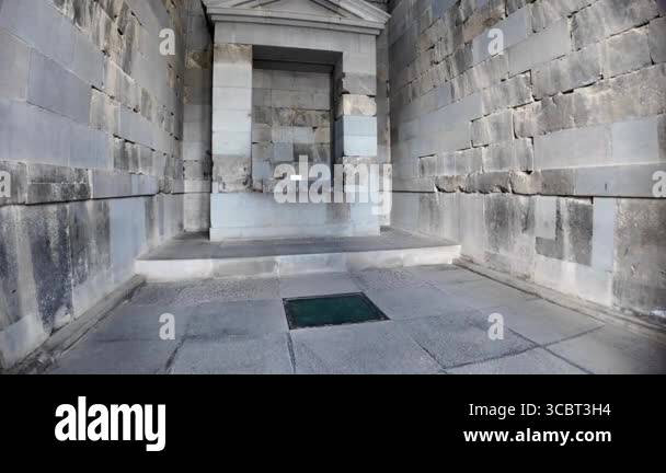the Cella: the Interior of Garni Temple in Armenia, featuring ancient ...