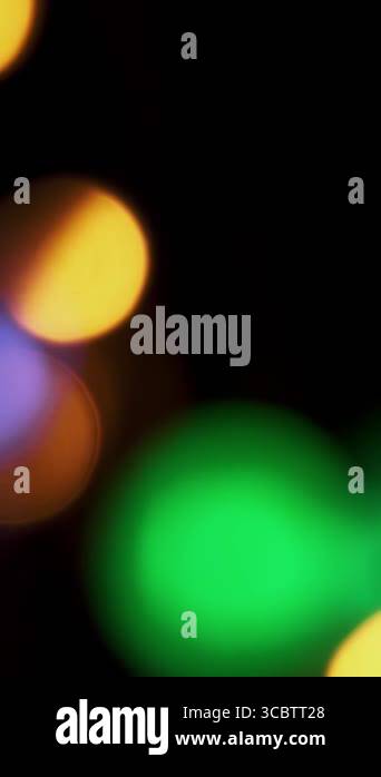 Abstract bokeh background in motion. shining, blurred golden particles ...