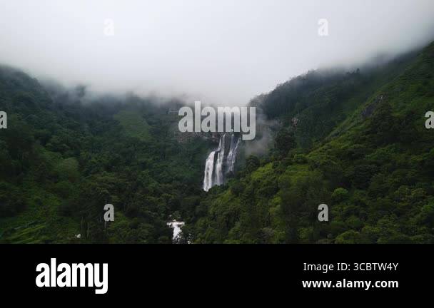 Stunning aerial zoom reveals the dramatic drop of Bomburu Ella s ...