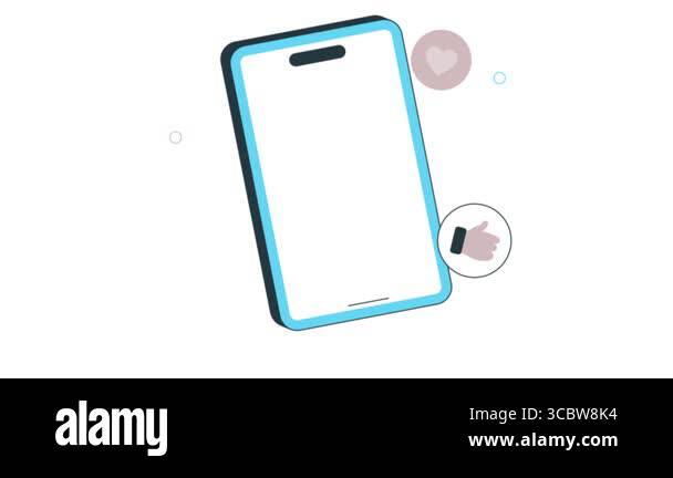 Ai Review 2D Flat Animation Stock Video Footage - Alamy