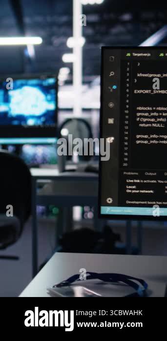 Vertical video Computers in data center supporting AI training workflows and automated ...