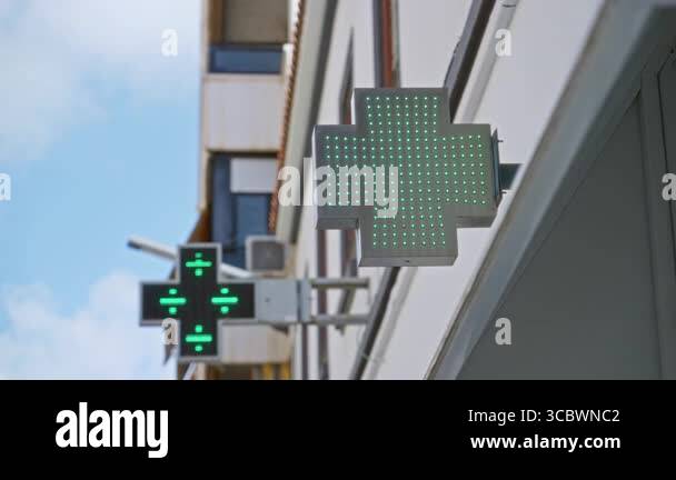 Pharmacy signs on building Stock Videos & Footage - HD and 4K Video ...