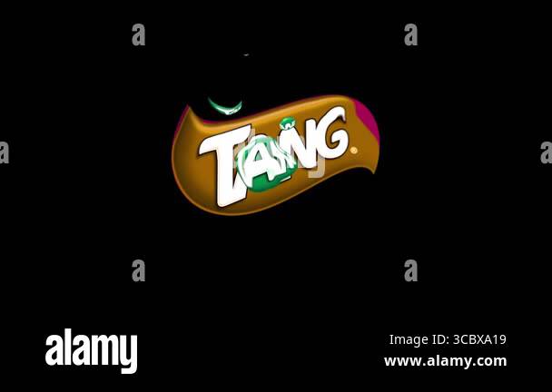 Green Tango Leaf Animation on Black Background Botanical Motion Graphic ...