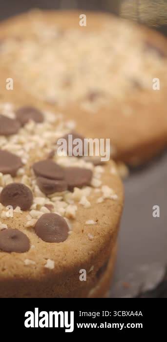 Watch the step-by-step process of making tasty cookies at home Stock ...
