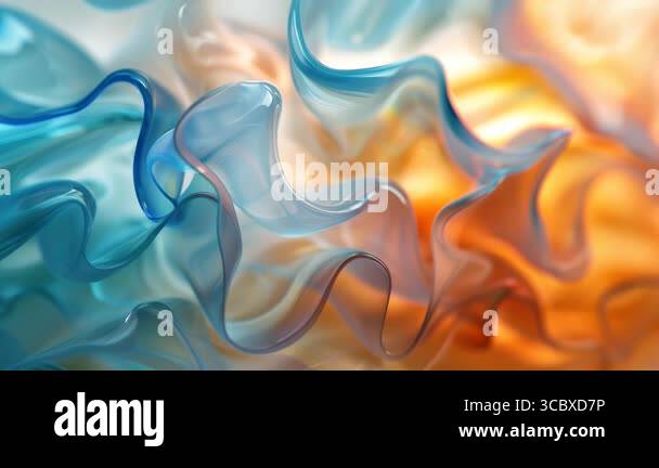 Abstract Flowing Colors in a Liquid Motion Stock Video Footage - Alamy