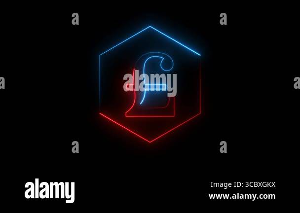 Pound icon logo sign Stock Videos & Footage - HD and 4K Video Clips - Alamy