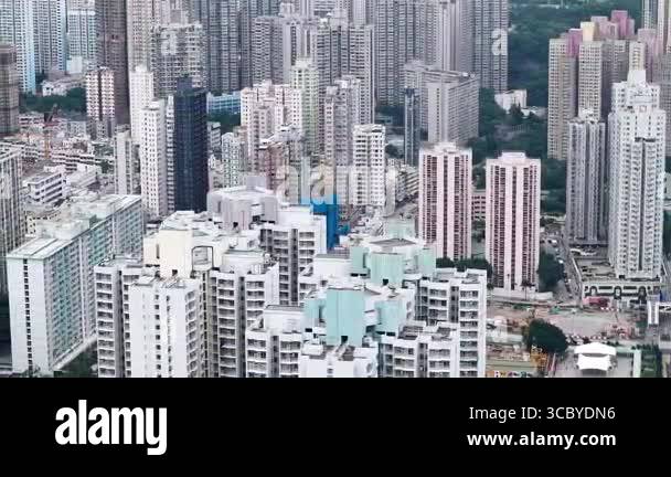Wong Tai Sin District Temples And Towers, July 19, 2025 Stock Video ...
