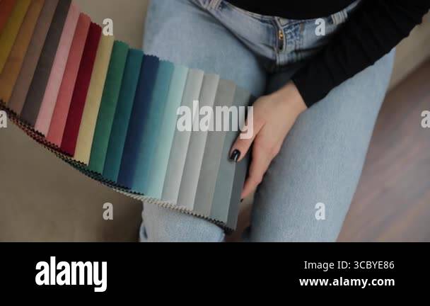 Dive into a world of vibrant fabric color swatches that are perfect for ...