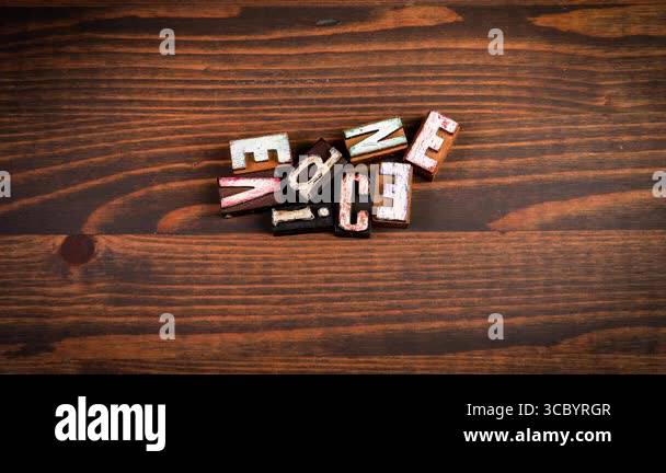 Evidence. Text formed from moving letters, stop motion, 4K Stock Video ...