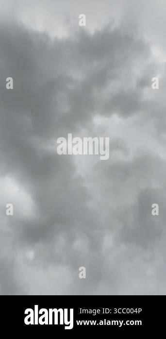 Dark Storm Clouds Are Moving Fast At Viewer Timelapse Vertical Video ...