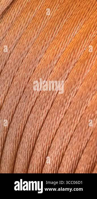 copper wires with visible details. background or texture Stock Video ...