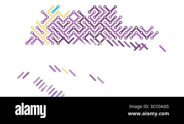 Generative Mapping Grid of Ukraine Network Stock Video Footage - Alamy