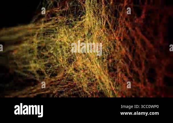Golden threads in motion dynamic generative art with elegant curvature ...