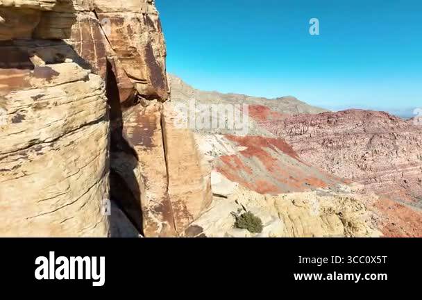 Aerial Fly Through: Discover the vivid striated rock formations of ...