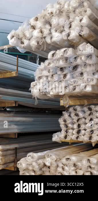 Curtain rods. curtain rails. close-up. process of curtain rods ...
