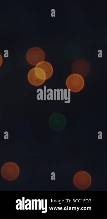 Animation of national cancer day over black background with lights ...