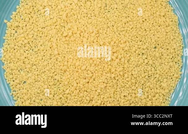 Grattini Italian egg pasta,macro close-up,rotating video Stock Video ...