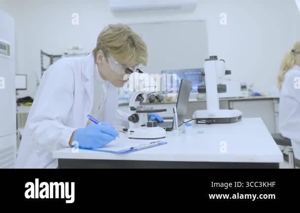 Scientist doctor team working in science lab, Medical researcher people ...