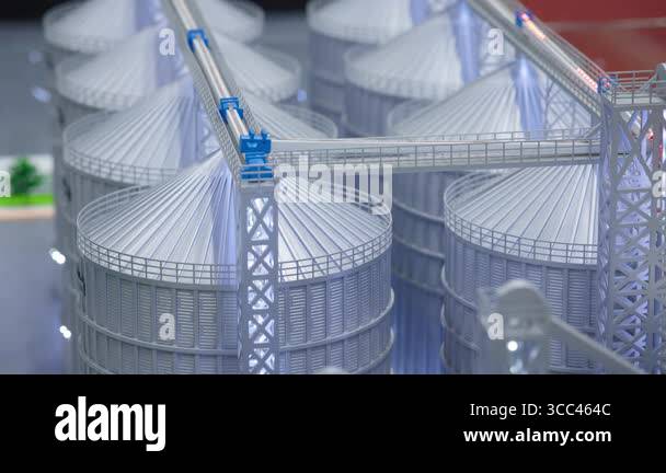 Industrial silo structures Stock Videos & Footage - HD and 4K Video ...