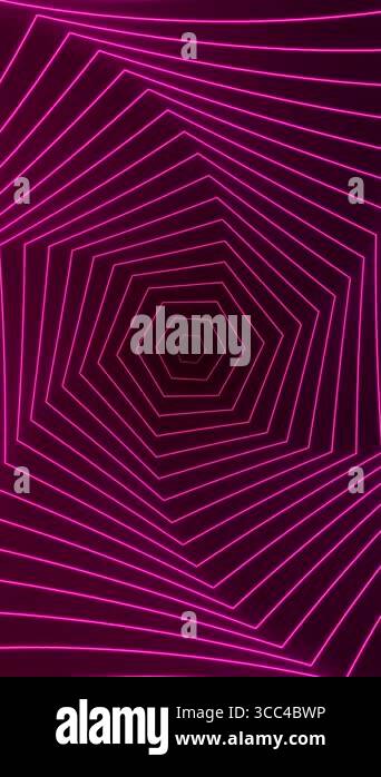 Abstract magenta background with geometricline, neon rays and glowing ...