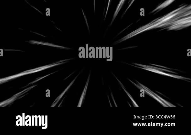 Anime speed line moves, attack effect animation. HD resolution footage ...
