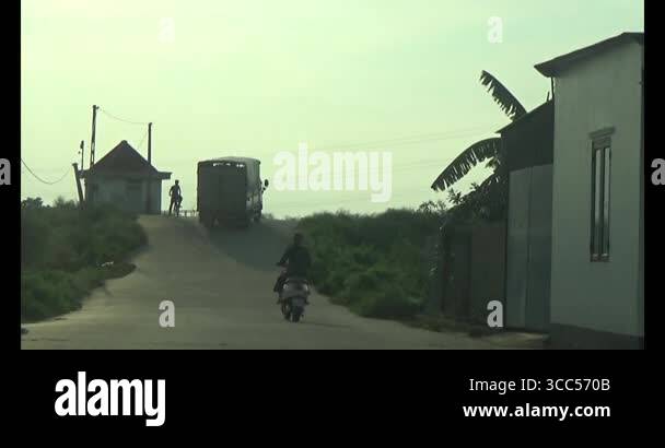 Road in rural Vietnam Stock Video Footage - Alamy
