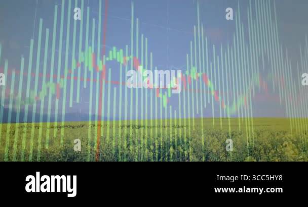 On load transparent chart showing shifting bars with red line marking trends against yellow ...