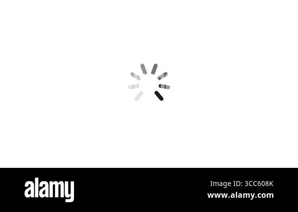 loading icon, vector icon Stock Video Footage - Alamy