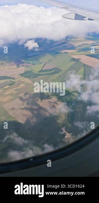 Vertical Screen. Experience breathtaking views from an airplane window ...