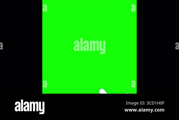 A hand touch click icon. Clicking cursor, pointing hand animation. Hand ...