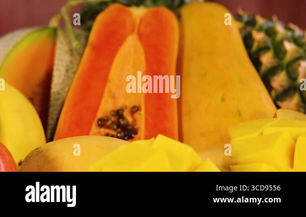 Vibrant display assorted fruits Stock Videos & Footage - HD and 4K ...