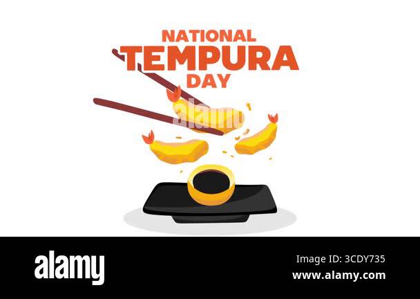 delicious tempura to welcome national tempura day Stock Video Footage ...