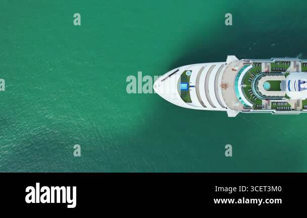 Cruise ships sail the seas, taking passengers and tourists on vacations ...