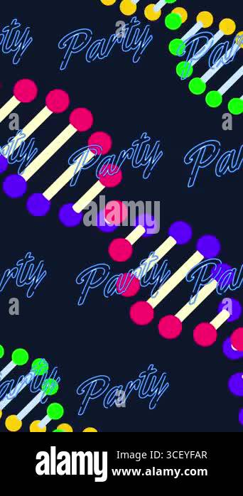 Animation of covid cells and dna strand spinning and medical data ...