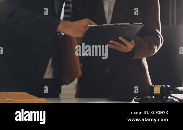 business man holding documents in hand Stock Video Footage - Alamy