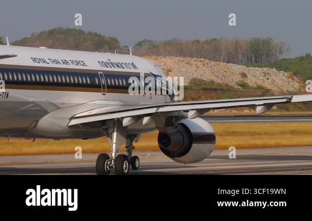 PHUKET, THAILAND - FEBRUARY 17, 2025: Airbus A320 Royal Thai Air Force ...