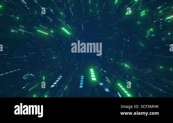 A 4k CG animation with a techno background, suitable for futuristic ...