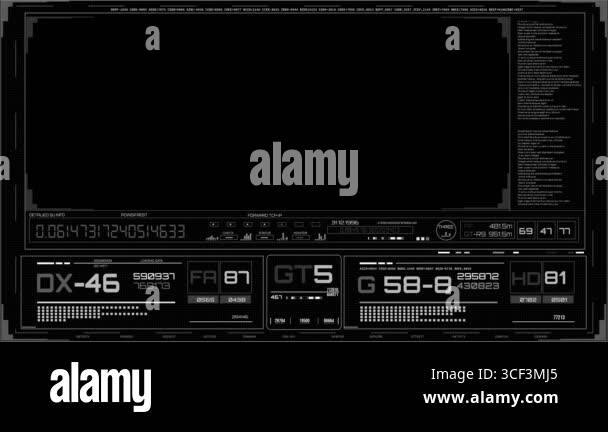 A visually captivating video with a sleek black and white user ...