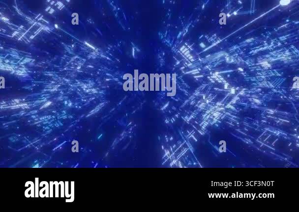 CG animation with looping sci-fi background, adds futuristic ambiance ...
