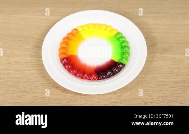 Skittles rainbow science experiment Stock Videos & Footage - HD and 4K ...