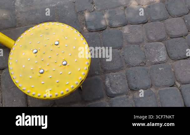 Background cobblestone pavement yellow Stock Videos & Footage - HD and ...