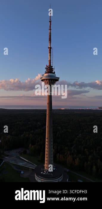 Aerial view iconic landmark tower Stock Videos & Footage - HD and 4K ...
