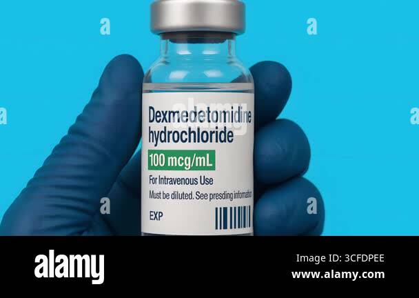 High-resolution medical stock video of a Dexmedetomidine hydrochloride ...