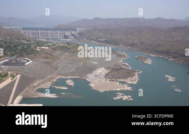 The Sardar Sarovar Dam is a large concrete gravity dam on the Narmada ...