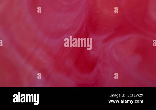 Wet ink texture. Defocused fluid. Sparkling gleaming smooth paint red ...