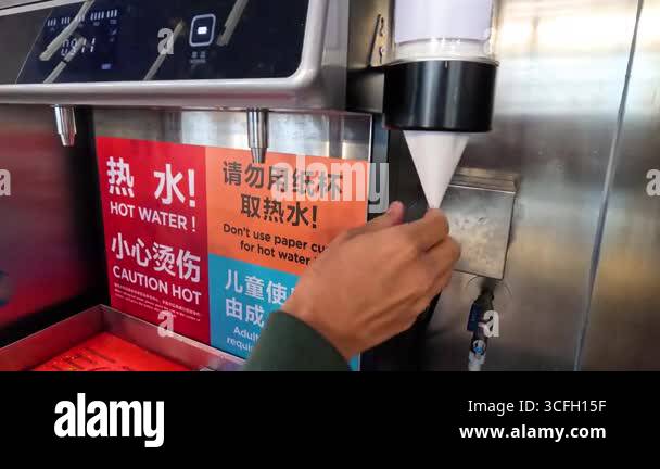 Person using hot water dispenser Stock Videos & Footage - HD and 4K ...