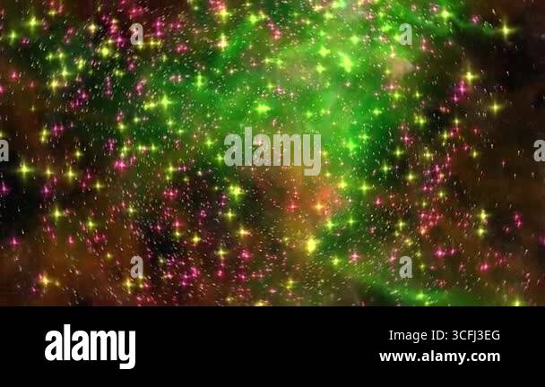 beautiful colorful galaxy in outer space Stock Video Footage - Alamy